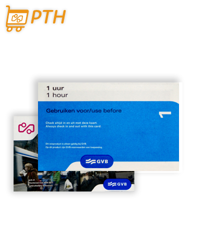 1-Hour transport ticket Amsterdam - Public Transport Holland Shop